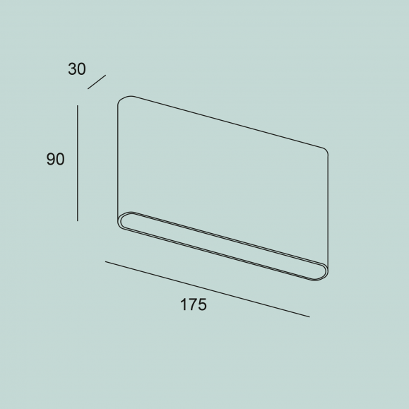 Aplique exterior LED Slim - Forlight
